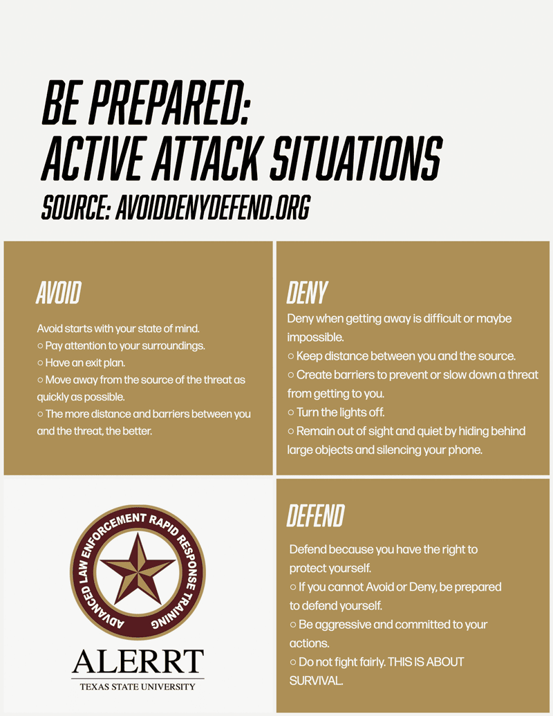 Being trained and prepared ahead of time helps in active attack ...