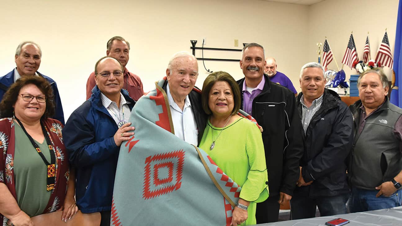 Delton Cox celebrates retirement - Biskinik