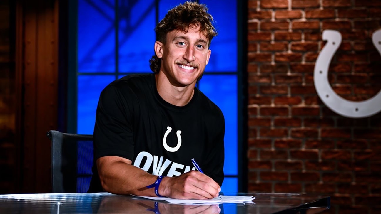 Choctaw tribal member signs with the Indianapolis Colts - Biskinik